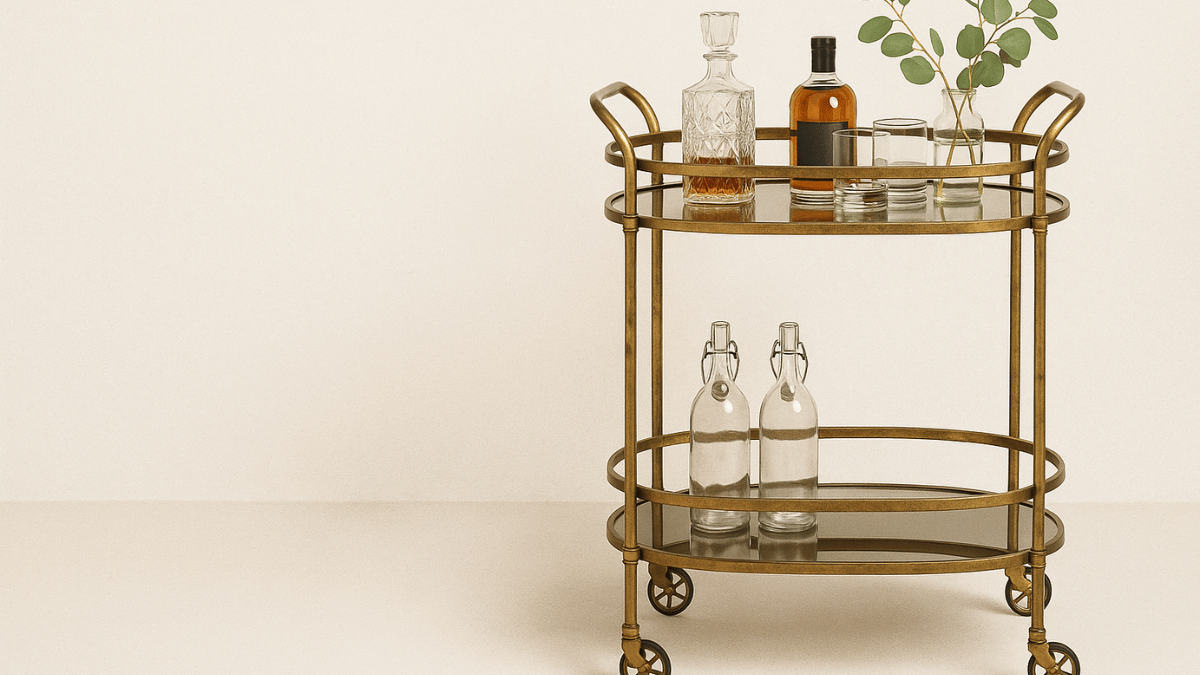 12 Best Antique-Style Bar Carts for a Stylish Home Bar